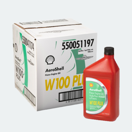AeroShell™ W100 Plus Aircraft Piston Engine Oil con Aditivos - Ground Force